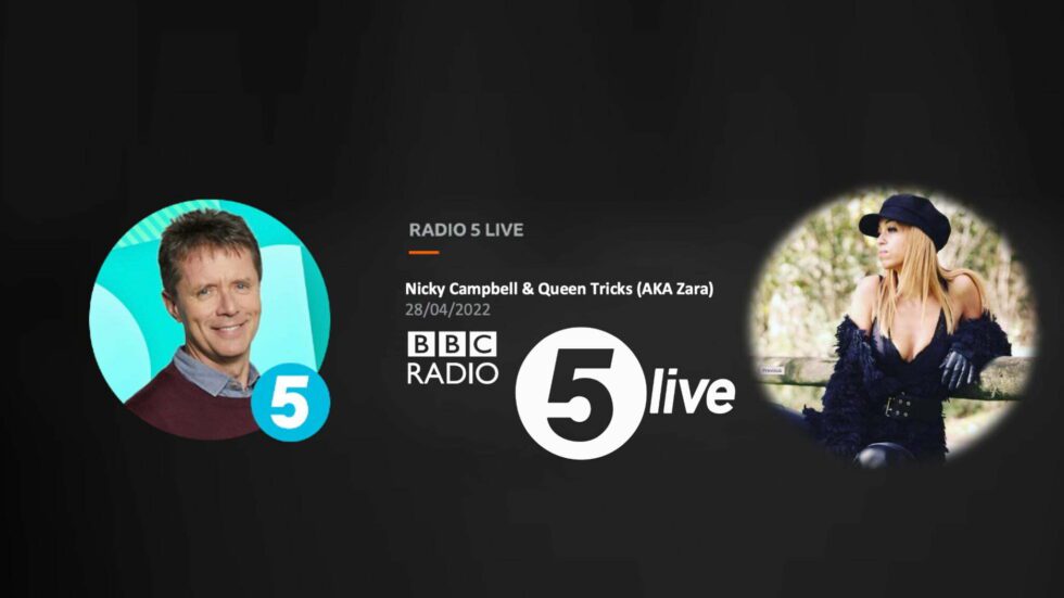 Queen Tricks (AKA Zara) Live On BBC Radio 5 - Domin8trix Blog